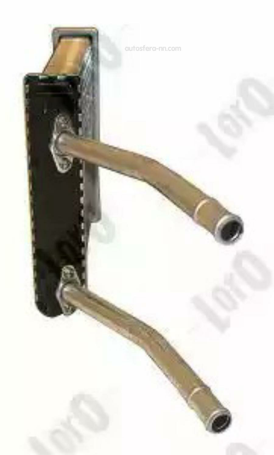 LORO 0370150002 Радиатор отопителя OPEL ASTRA F (91-), CALIBRA (90-), VECTRA A (88-) (AC -, W/I PIPES)
