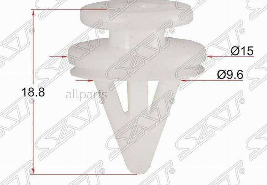 SAT ST-KE-168 Клипса молдинга RENAULT/NISSAN (Продажа по 10шт)