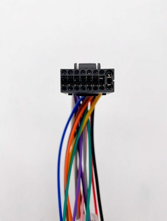 Разъем для китайской андроид магнитолы Kenwood, JVC. Carav 15-003.