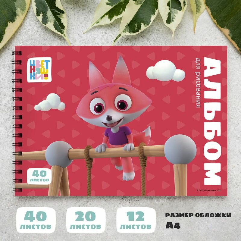 Альбом для рисования Цветняшки - 05