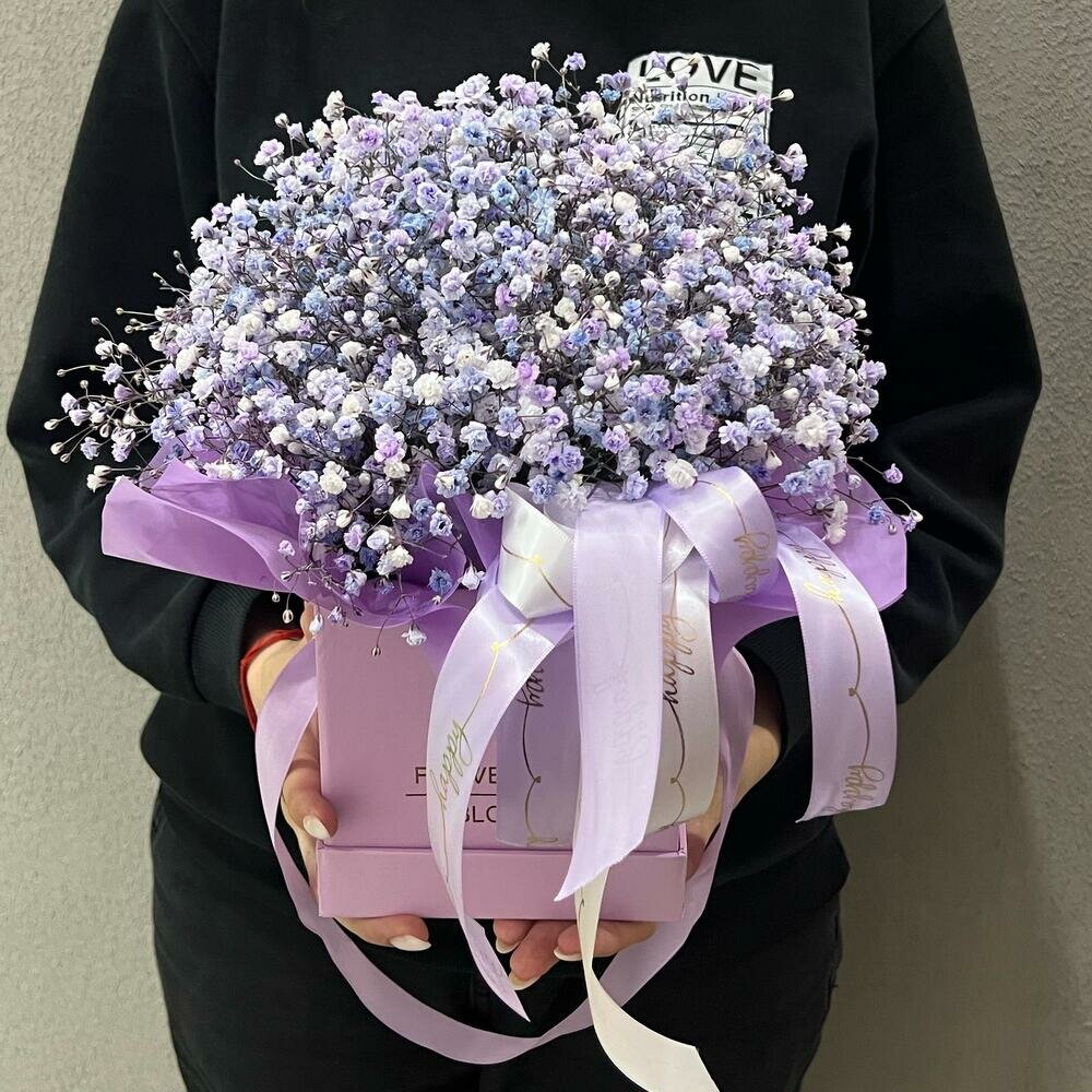 Коробка с гипсофилами