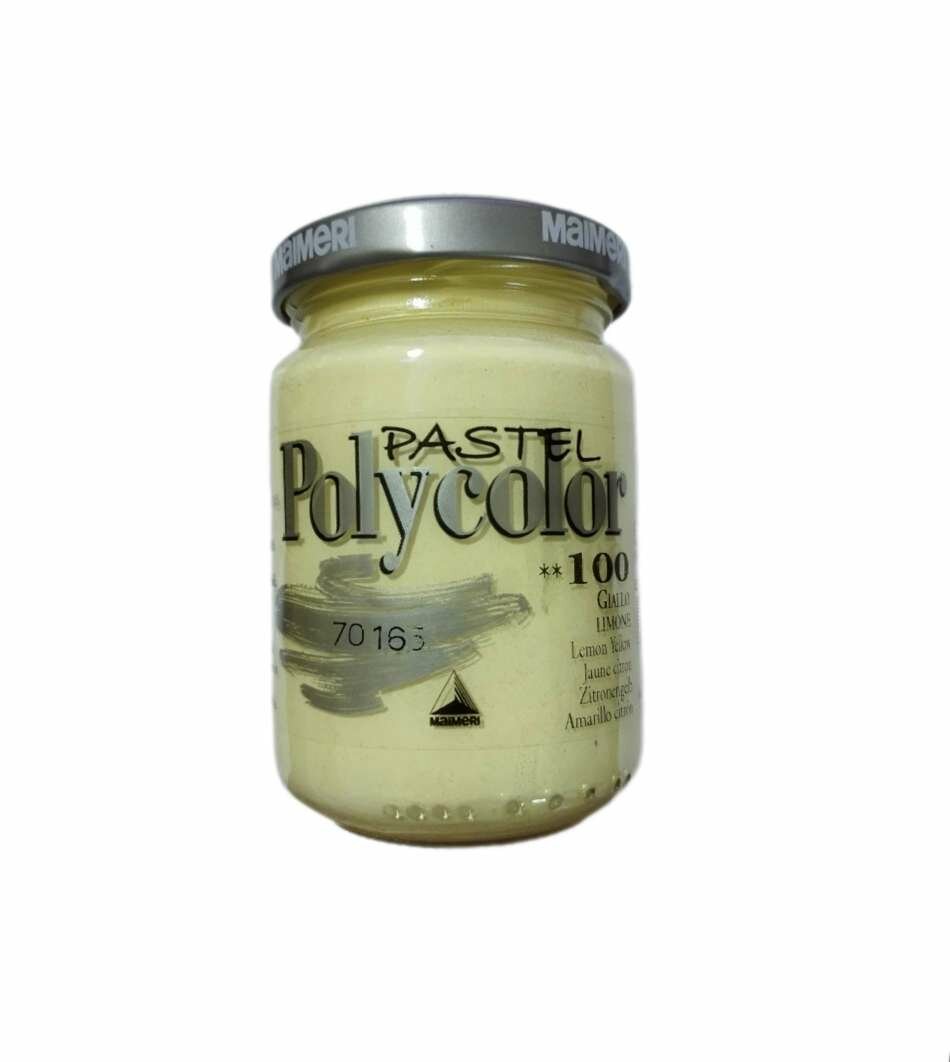 Краска акриловая Maimeri Polycolor Пастель Желтый лимонный