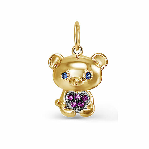 Подвеска, красное золото, 585 проба