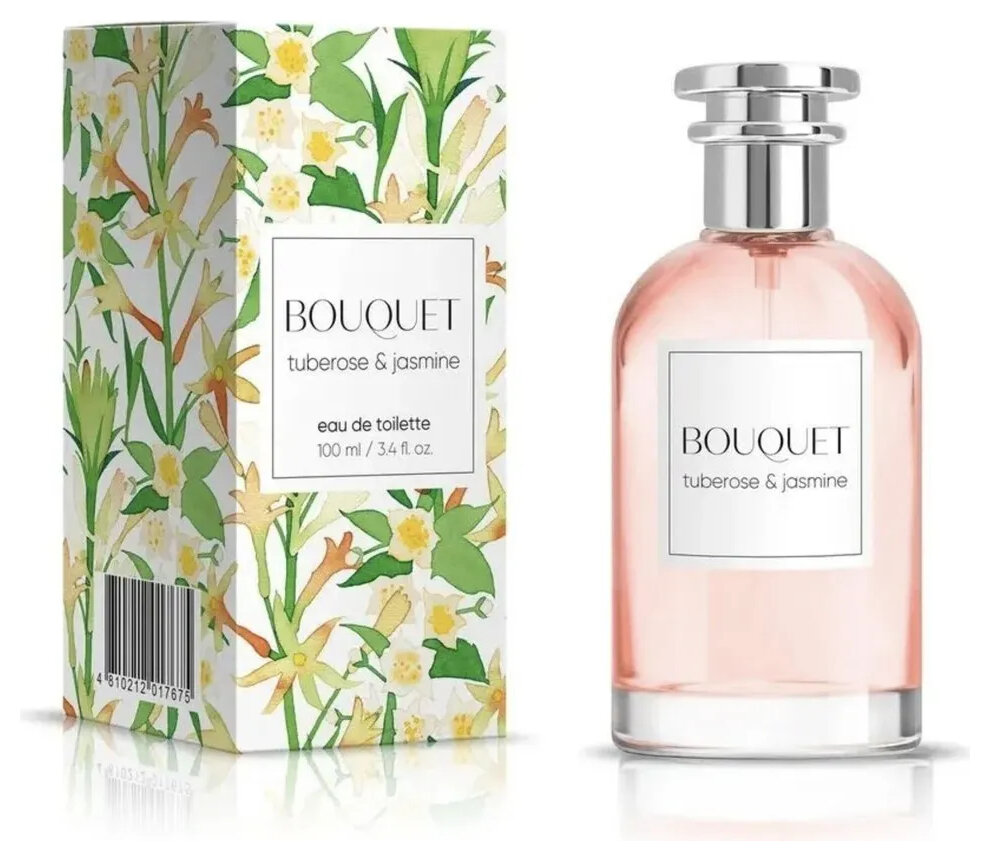 Туалетная вода женская Bouquet Tuberose And Jasmine (Объем 100 мл) - Белорусская косметика