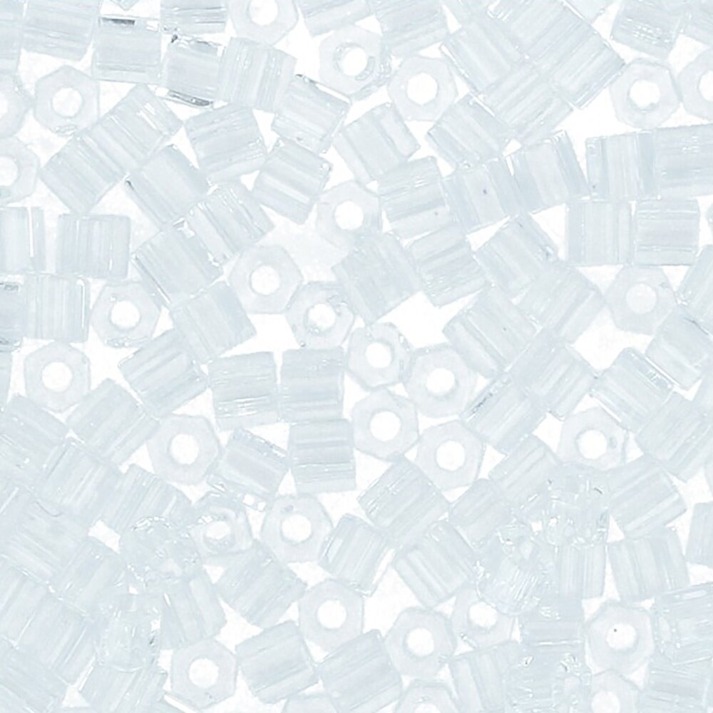 Бисер TOHO 11/0, Hexagon, №1, 2,2 мм, 5 штх5 г, №0001, прозрачный