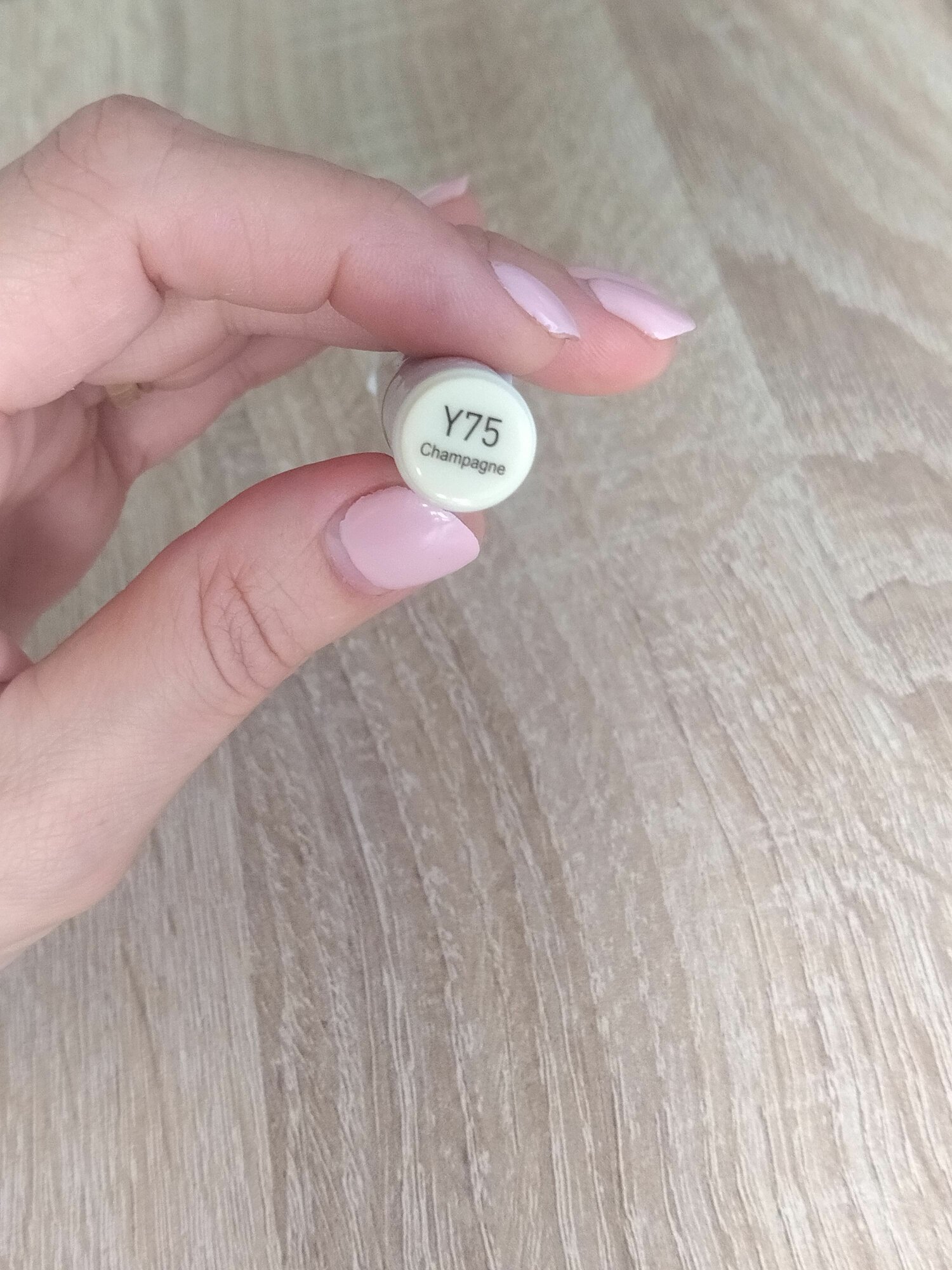 Двусторонний заправляемый маркер SKETCHMARKER на спиртовой основе для скетчинга, цвет: Y75 - Champagne