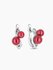 Серьги L-Silver, серебро, 925 проба, родирование, коралл синтетический, длина 2 ...