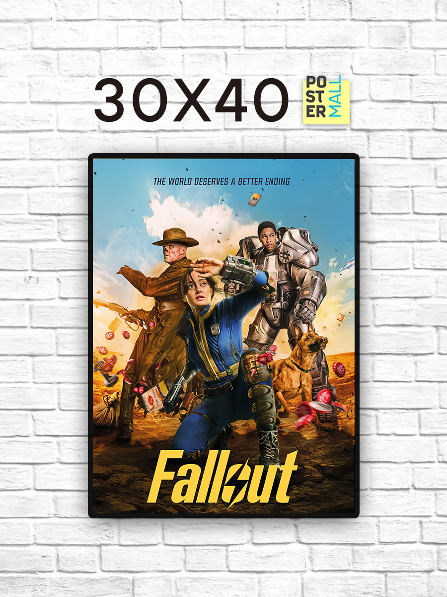 Постер для интерьера на стену (30х40 см) Сериал "Фоллаут" (Fallout)
