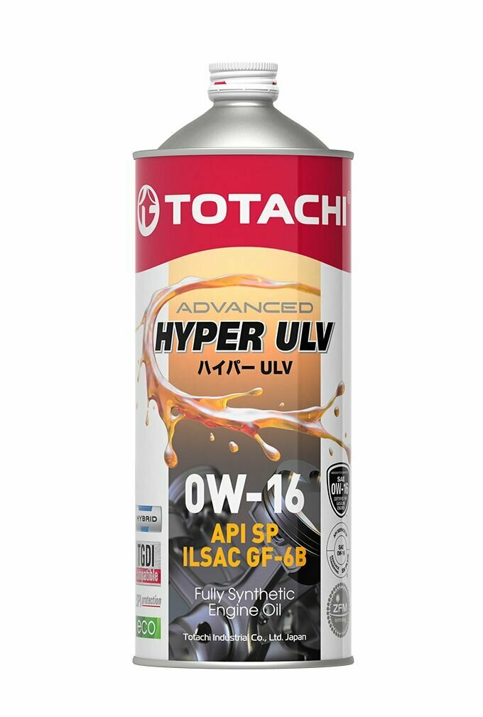 Моторное масло TOTACHI HYPER ULV SP/GF-6B 0W-16, 1л. (E0001)