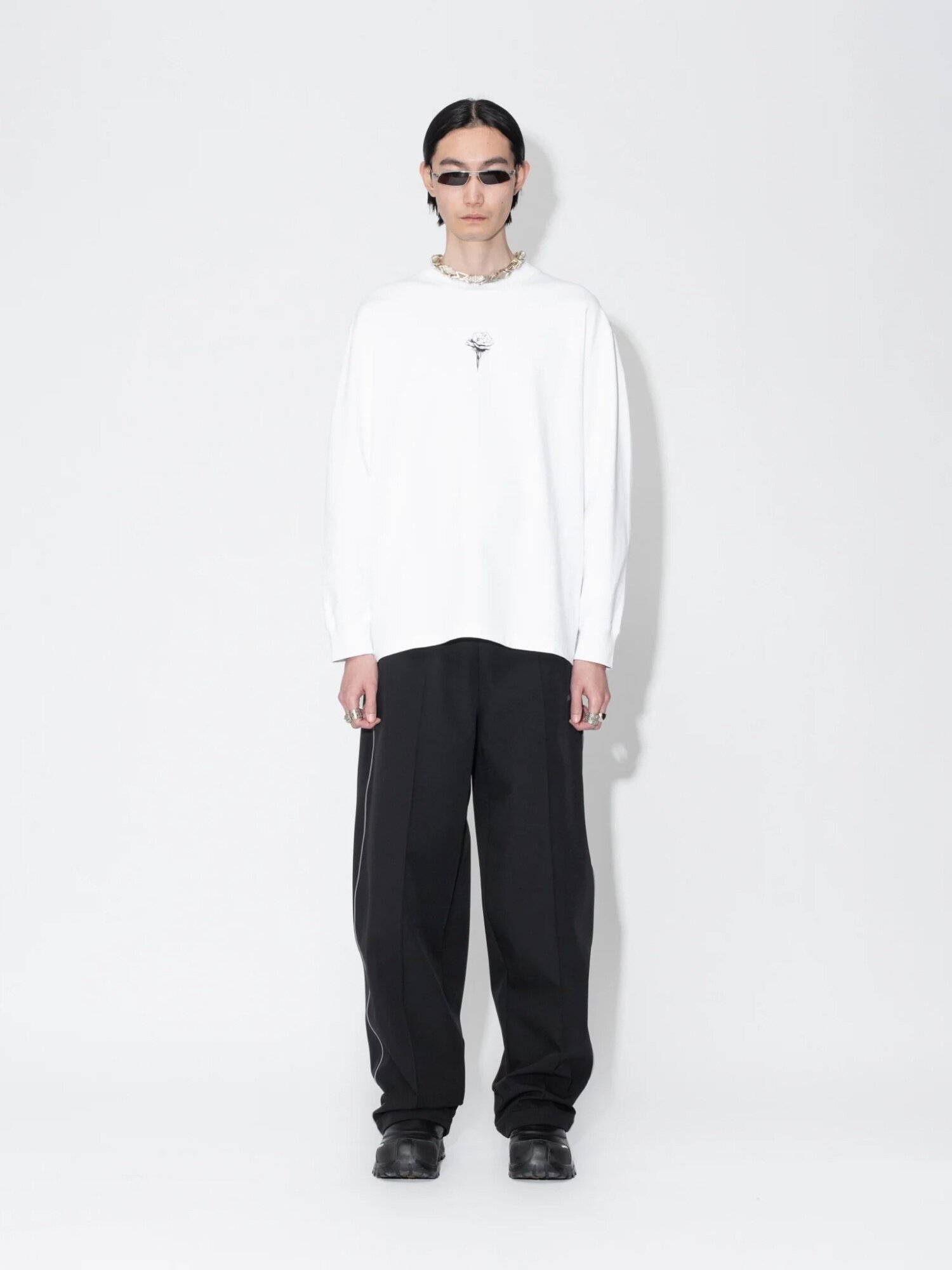 Лонгслив Rose Boxy