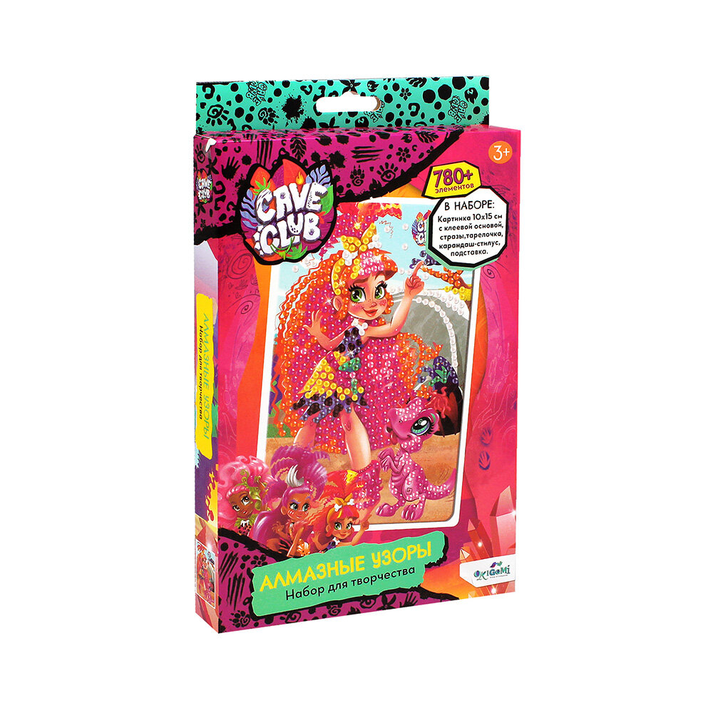 Cave Club Телла 06414 Алмазные узоры 14.6 × 23.5 см яркая декоративная мозаика