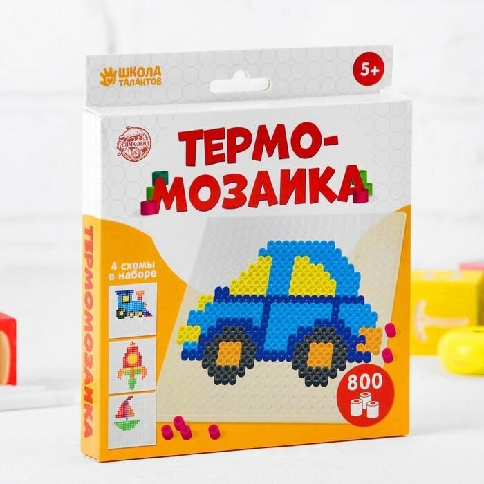 Термомозаика Транспорт с пинцетом