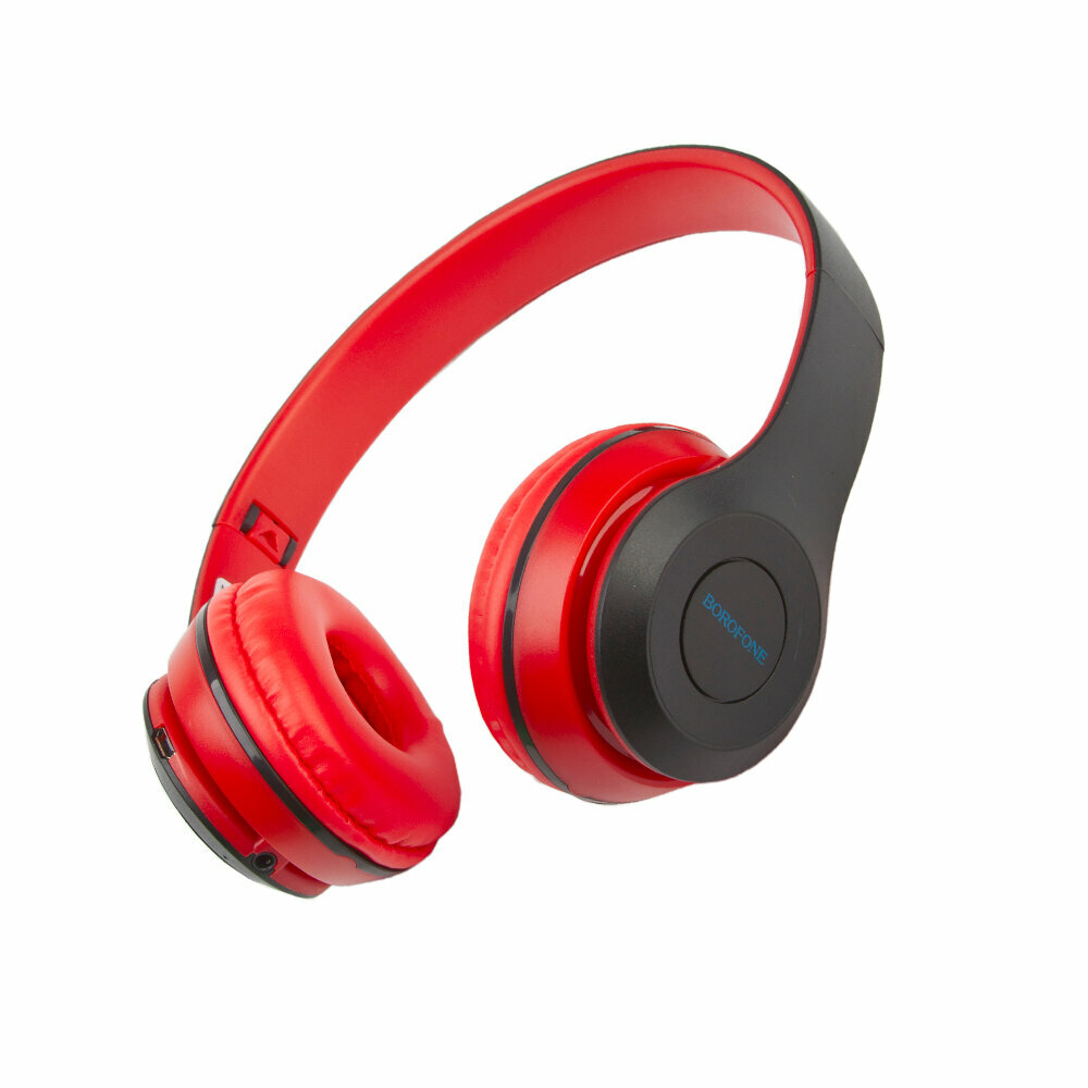 Bluetooth гарнитура BOROFONE BO4 Charming Rhyme BT 5.0, 3.5 мм, microSD, накладная, громкость +/- (к