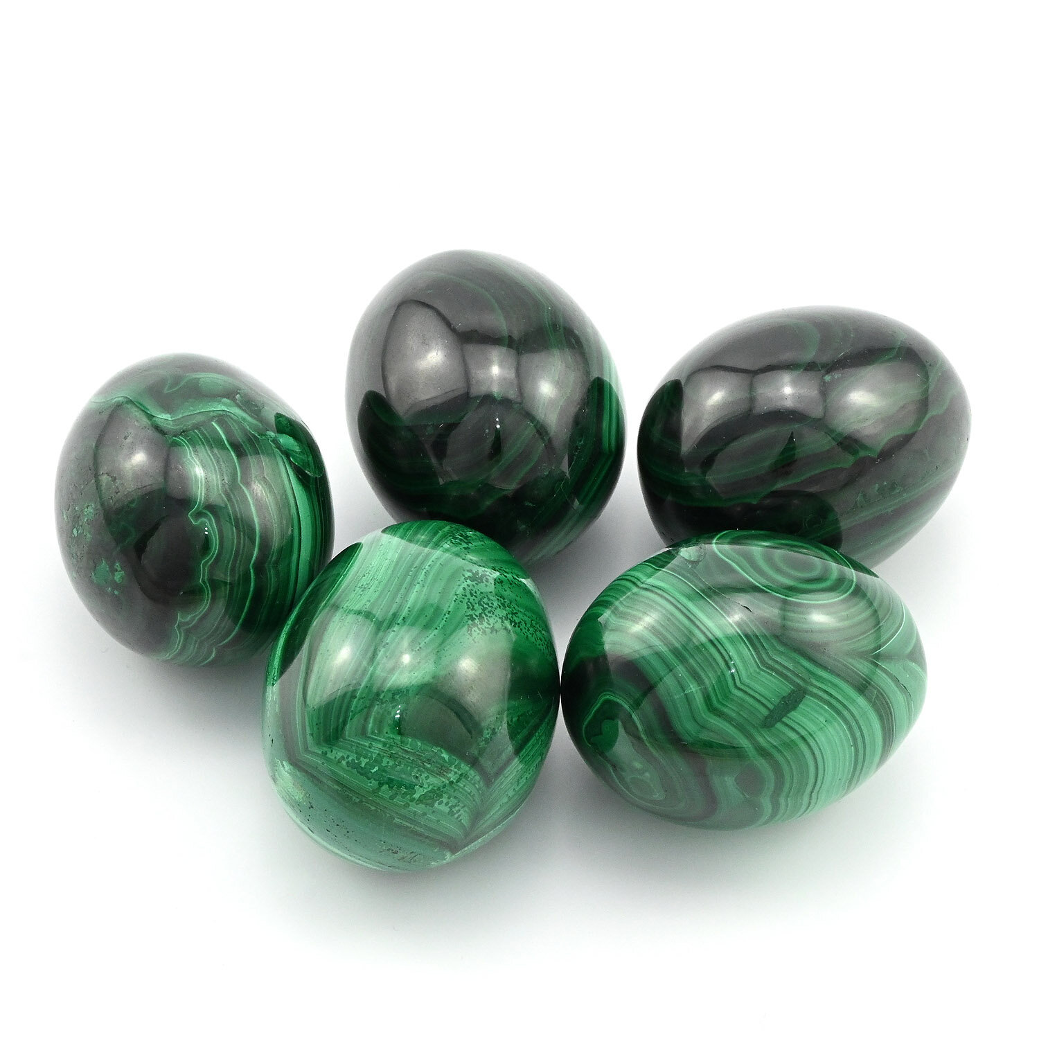 Яйцо малахит 32*32*41мм, 90-99г .