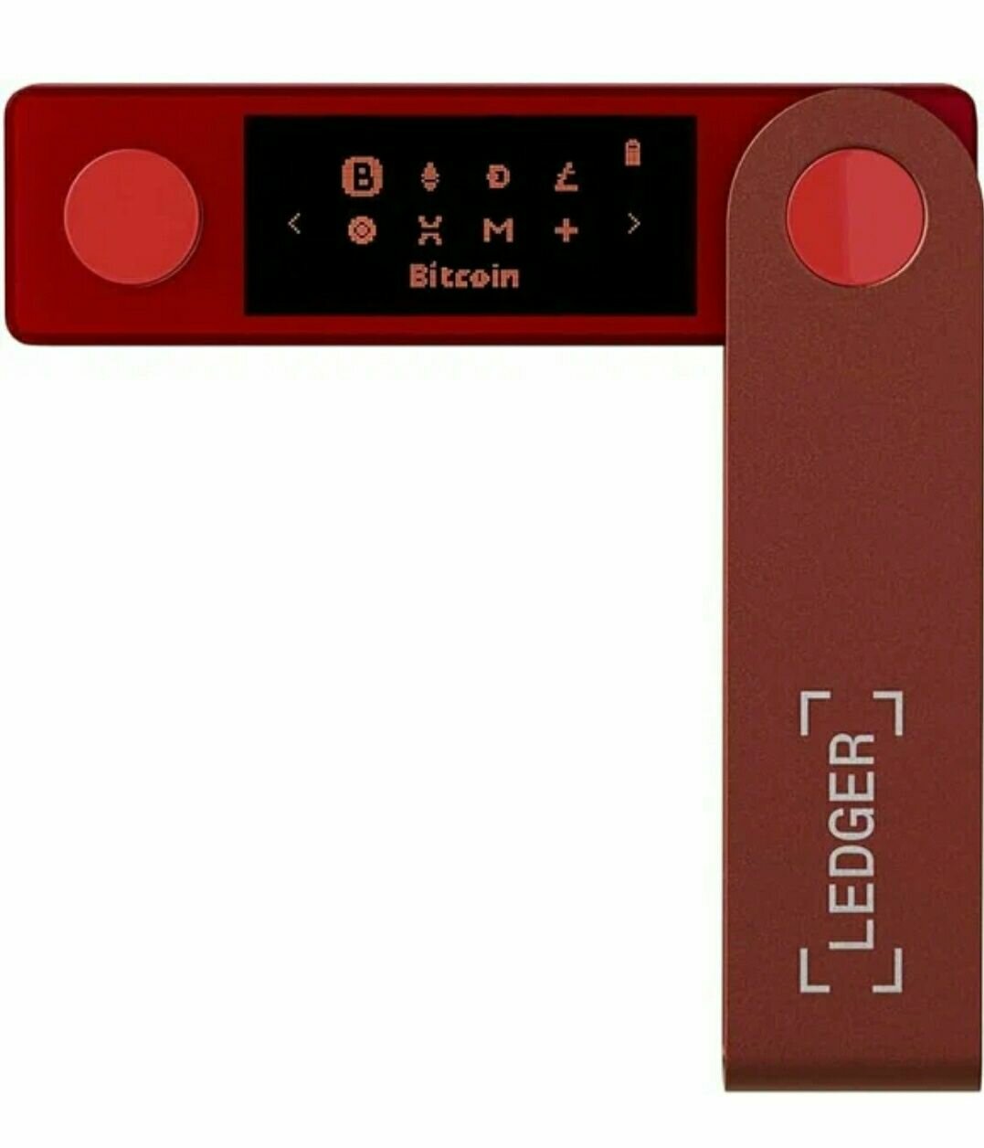 Аппаратный криптокошелек Ledger Nano X Ruby Red — фото 1