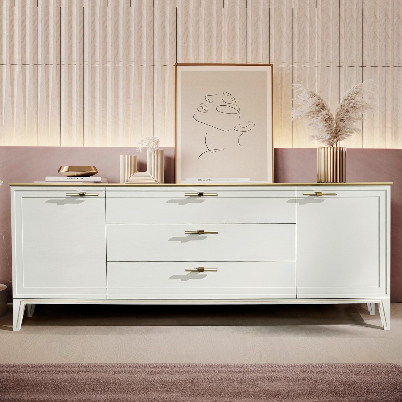 Комод Dana Palmari P0120 на 2000 мм современный стиль модерн