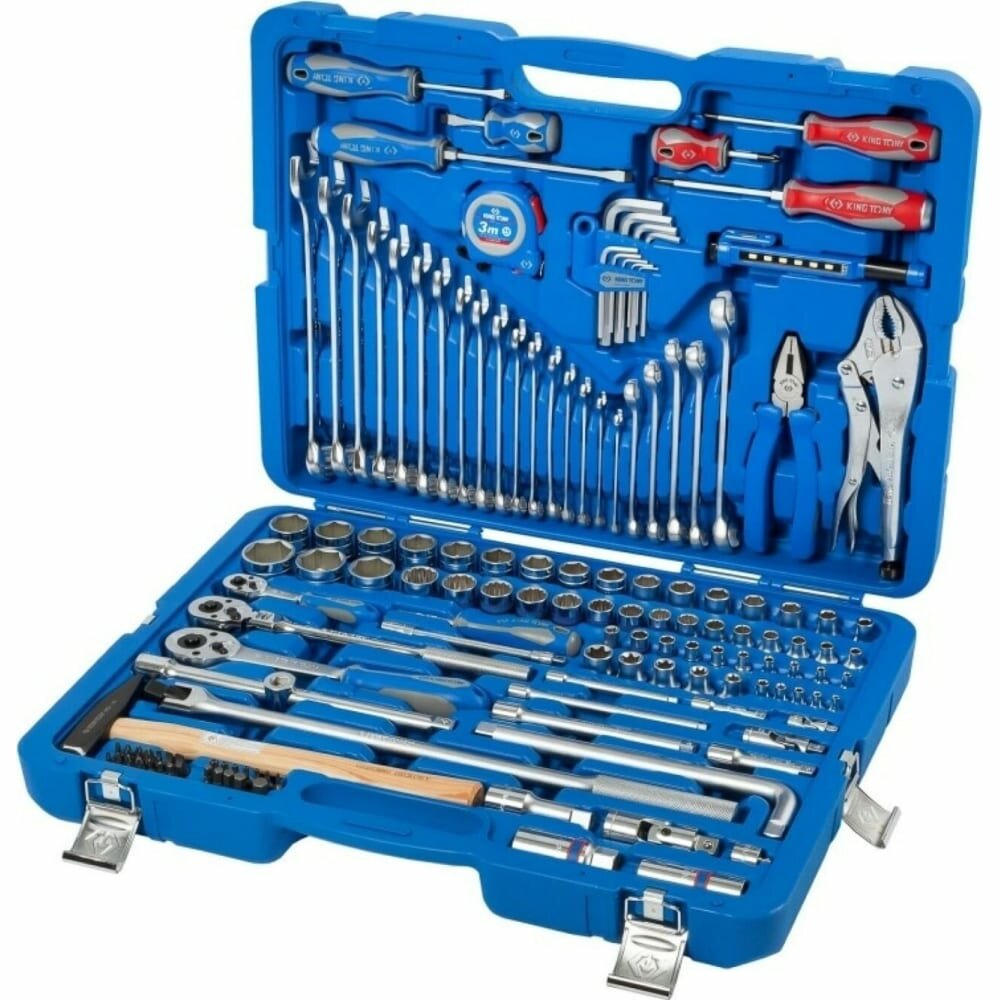 Универсальный набор инструментов KING TONY 143 предмета 9543MR, защищенная, светодиодная