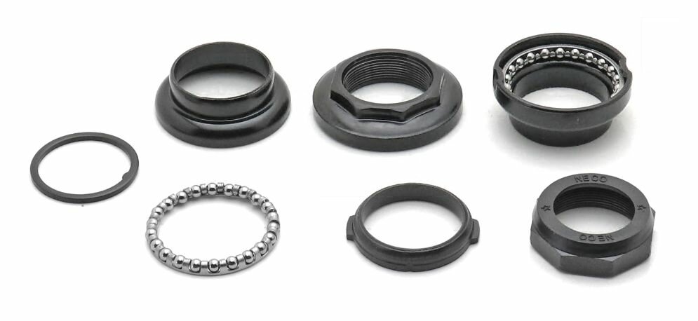 Детали рулевой колонки "Neсo" резьбовая 1 1/8" (25,4/34/30мм, общ. h38мм)H140(компл)