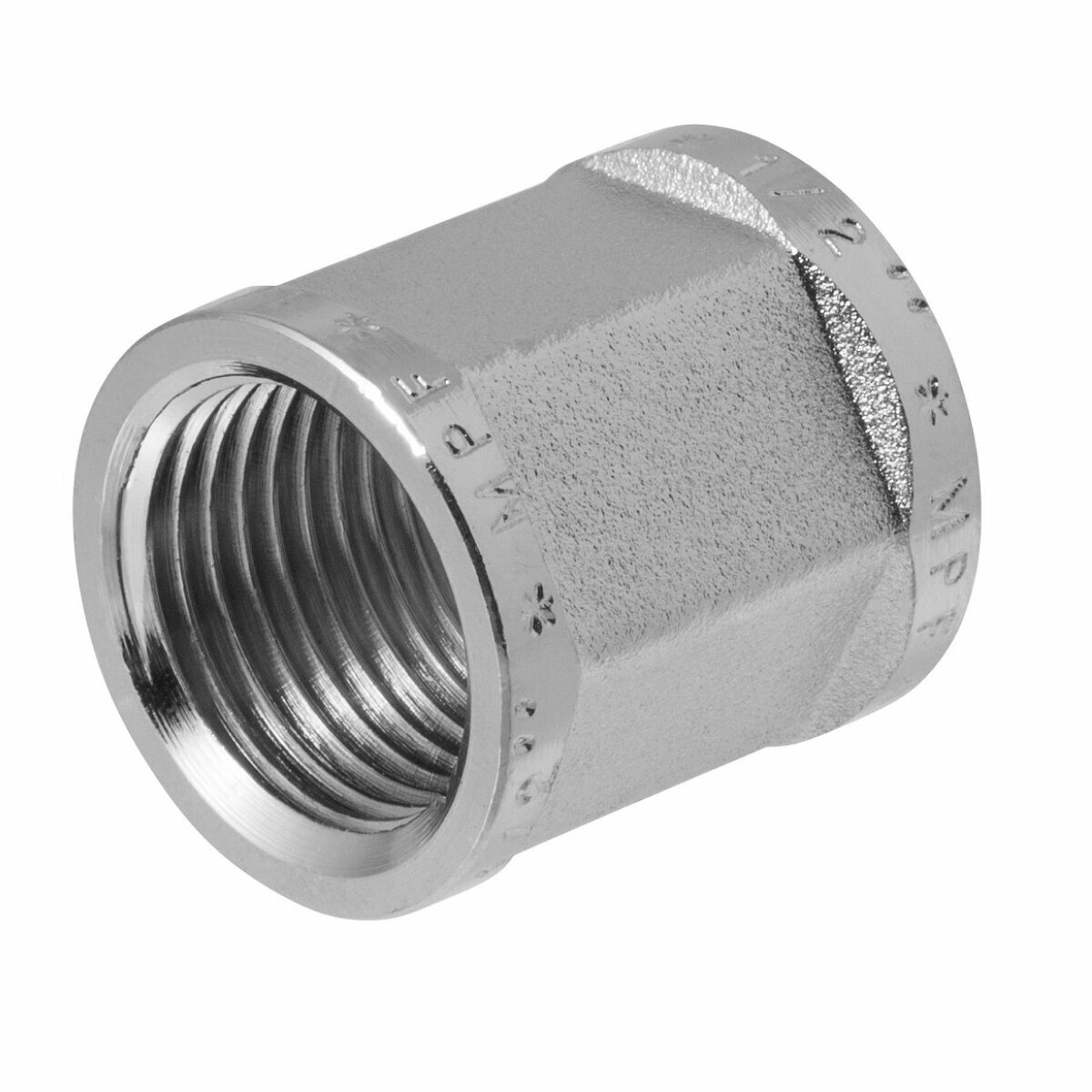 Муфта шестигранная MPF 1/2", внутренняя-внутренняя резьба, латунь