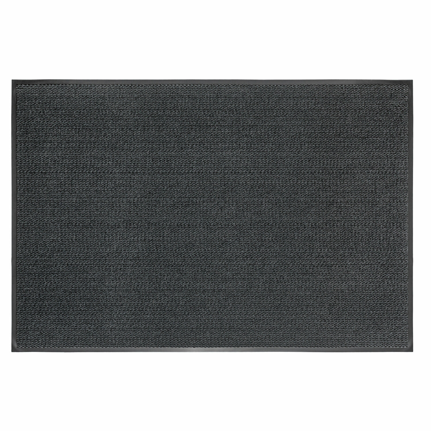 Коврик входной износостойкий влаговпитывающий 90х150 см, толщина 8 мм, тафтинг, серый, LAIMA EXPERT, 606889