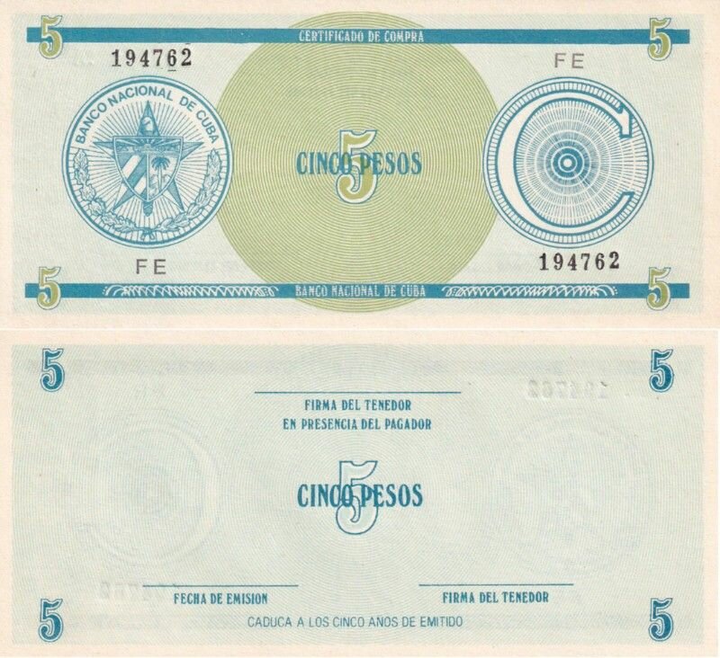 Куба 3 песо 1985 (UNC Pick XF5)