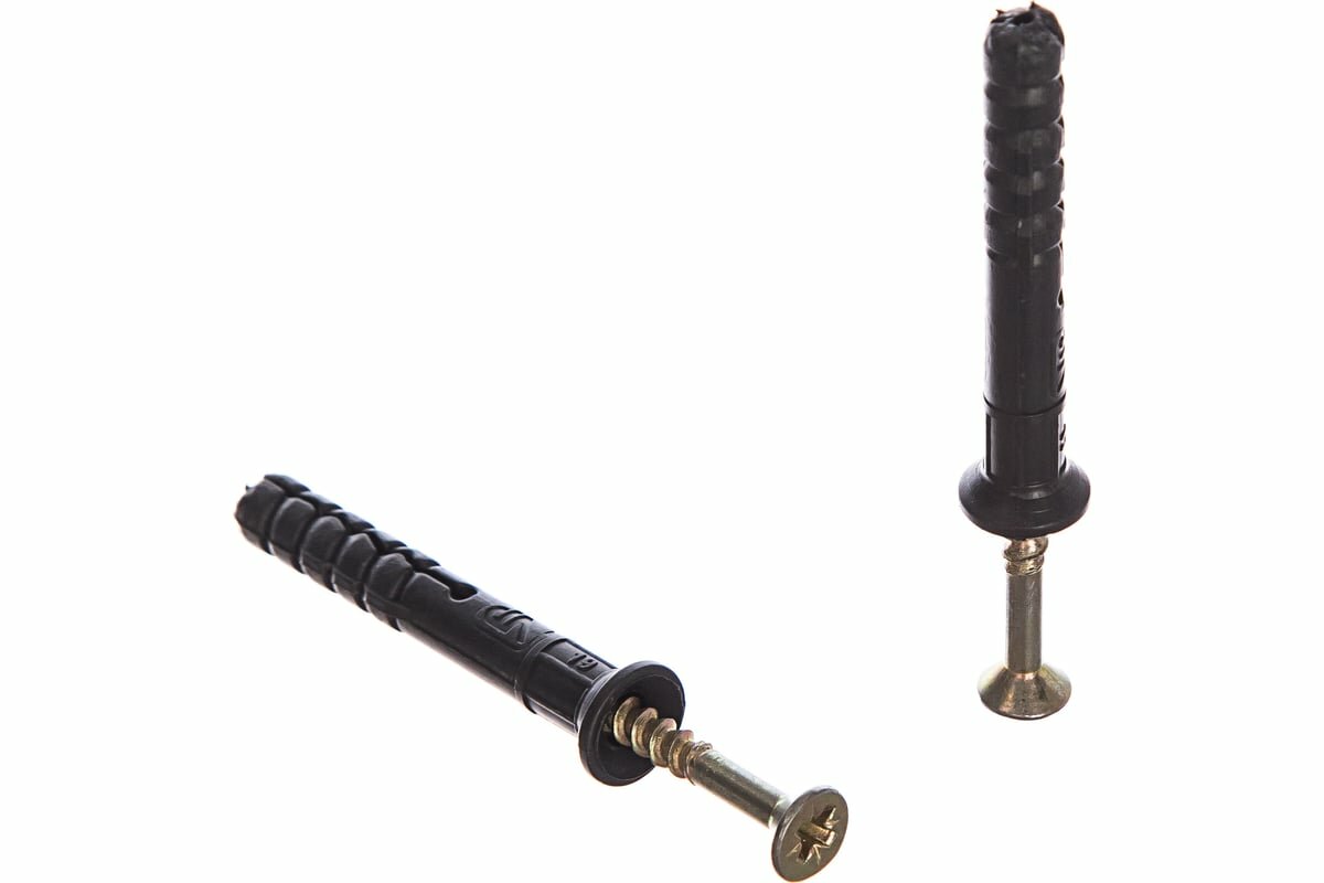 Качественный Крепеж Дюбель-гвоздь потайной бортик 6x40 100 шт 0500615 КЧ