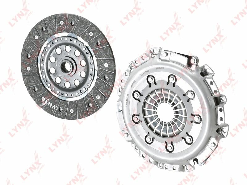 Комплект сцепления без выжимного (D 240 mm) LYNXauto CL-1804. Для: Ford, Форд, Focus(Фокус) II-III 2.0 04> / C-Max(С-Макс) 2.0 07> / Galaxy(Гэлакси)/S-Max 2.0 06> / Mondeo(Мондео) IV 2.0 07>