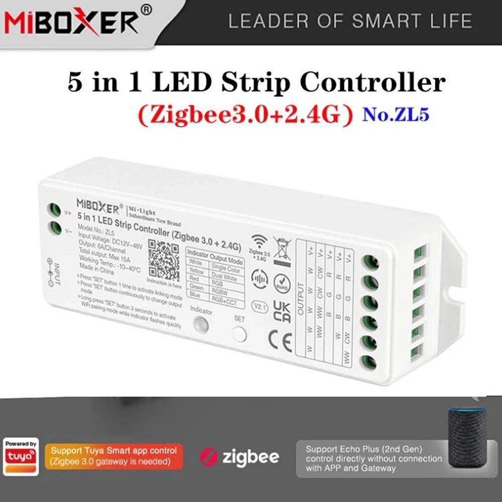 Miboxer RGB контроллер ZL5 для светодиодной ленты
