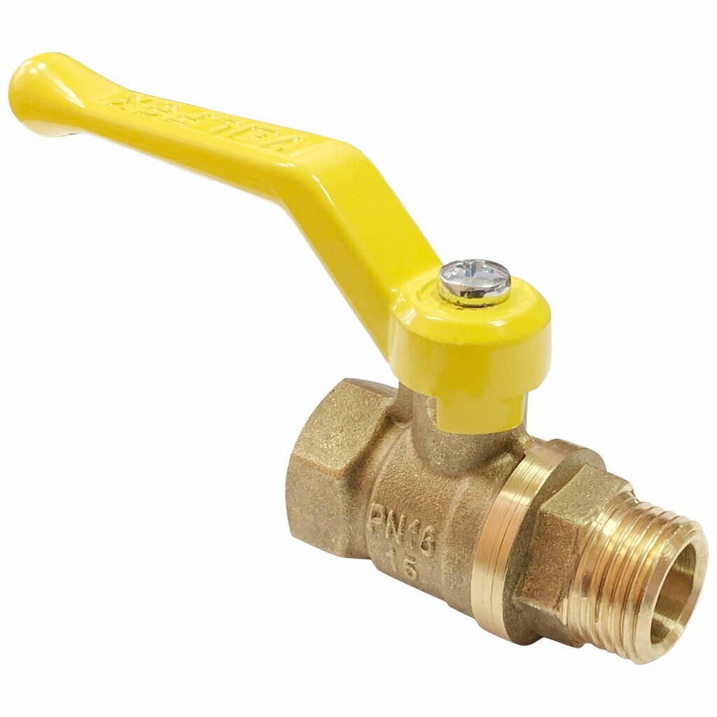 Кран для газа Valfex 11Б27фт1М 1/2 дюйма г-ш, ручка, Китай