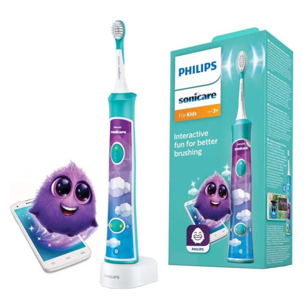 Электрическая зубная щетка Philips Sonicare For Kids HX6322/04 (HX6392/02) Голубая