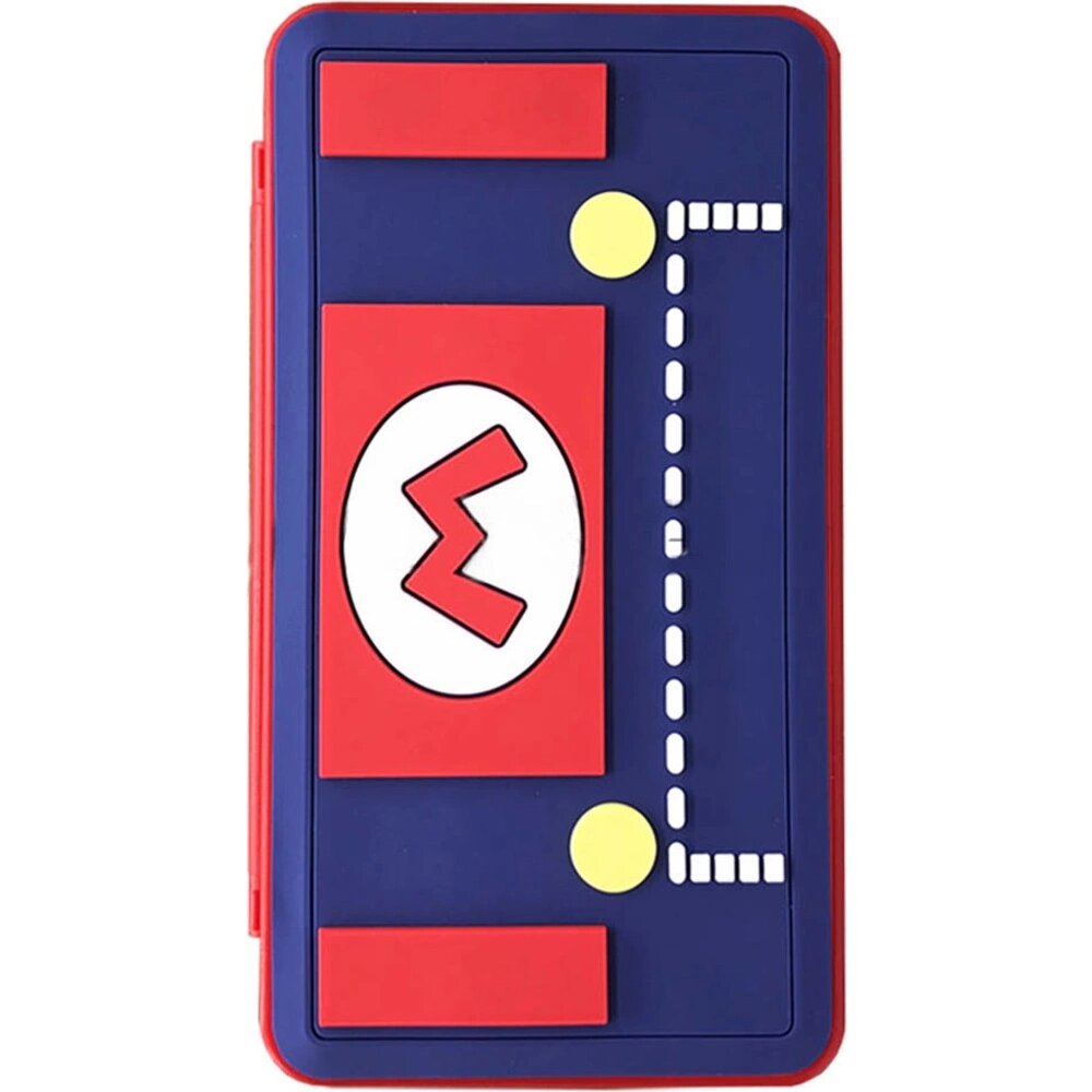 Кейс на 24 игровые карты Super Mario Overalls для Nintendo Switch/Lite Синий