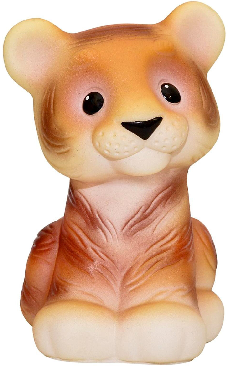Резиновая игрушка "Тигр Огонёк" для купания, 1 фигурка животного