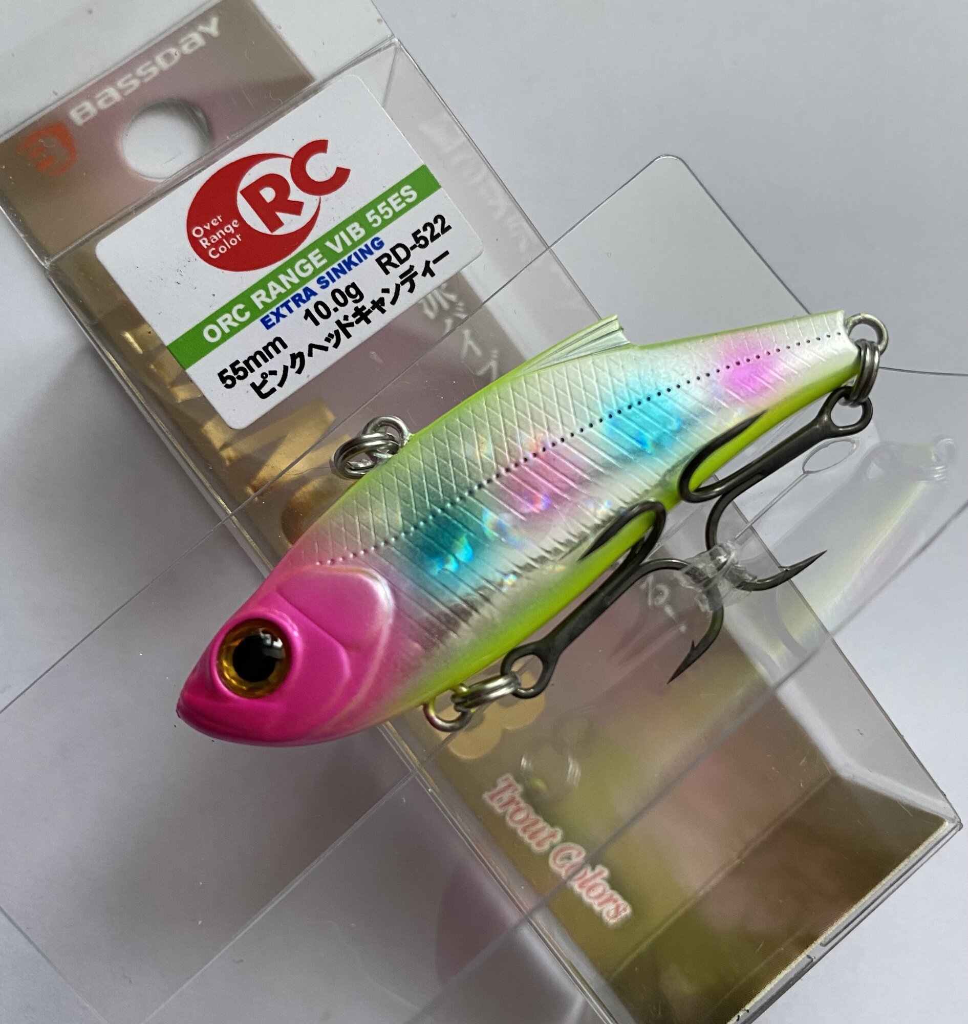 Раттлин Bassday Range Vib 55ES 10g цвет RD-522