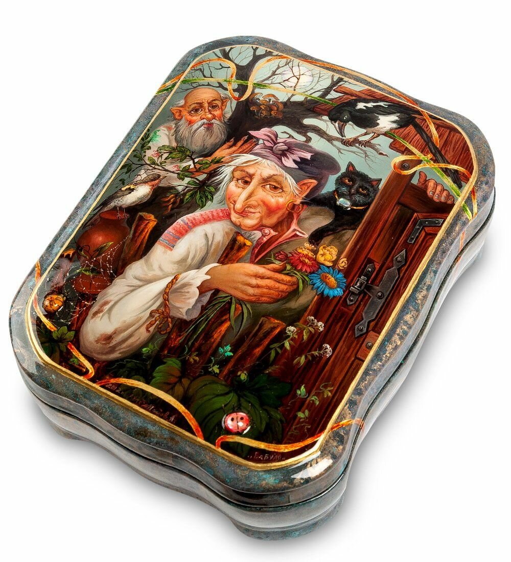 Шкатулка "Баба яга" исп. Мостов
