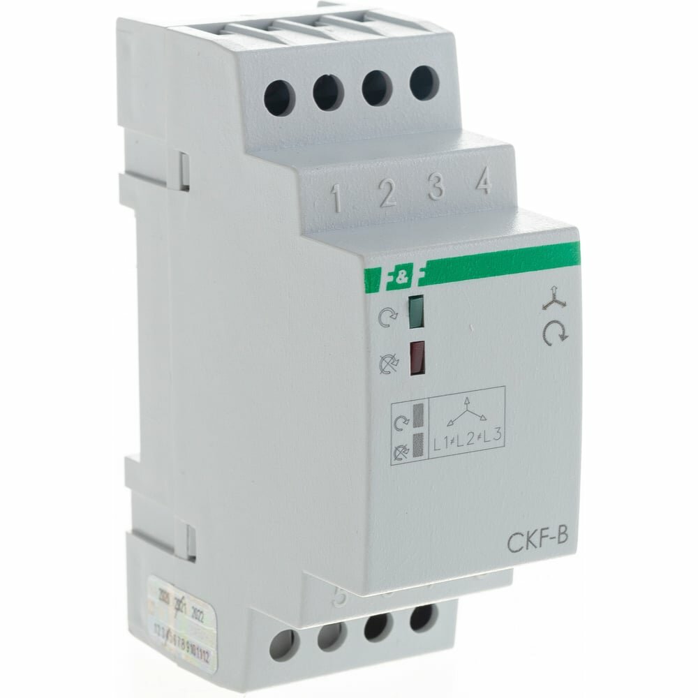 Автомат защиты электродвигателей F F защита от нарушения чередования фаз CKF-B EA04.002.002, 35мм