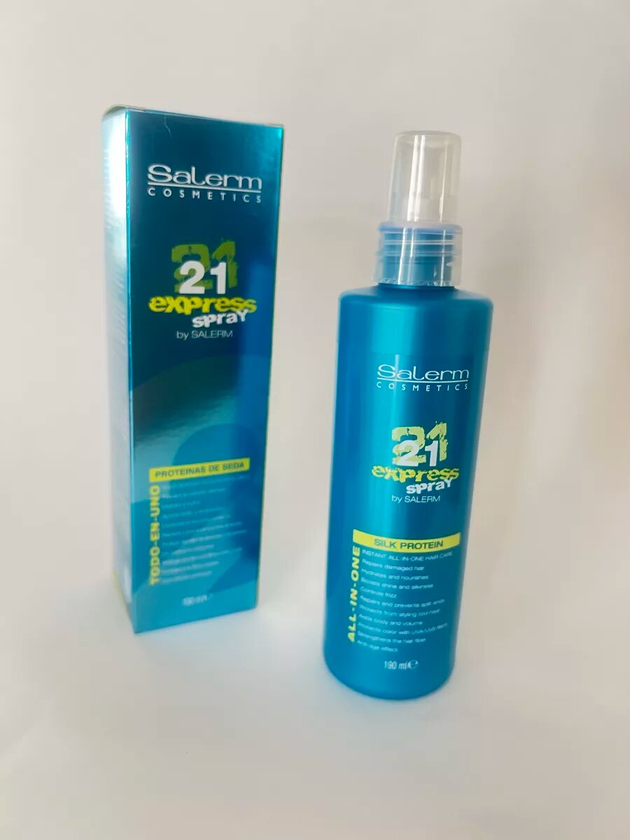 Несмываемый спрей-кондиционер Salerm EXPRESS 21, 190мл, для всех типов волос