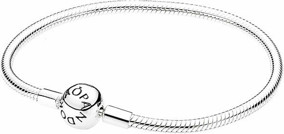 Браслет PANDORA, серебро, 925 проба