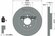 TEXTAR 92307803 Диск тормозной задний LAND ROVER DISCOVERY V/RR IV/RR SPORT II /...