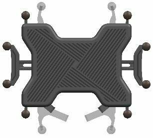 Держатель VINmounts X-GRIP для 11"-13" планшетов (VIN-PBJ-014-RL)