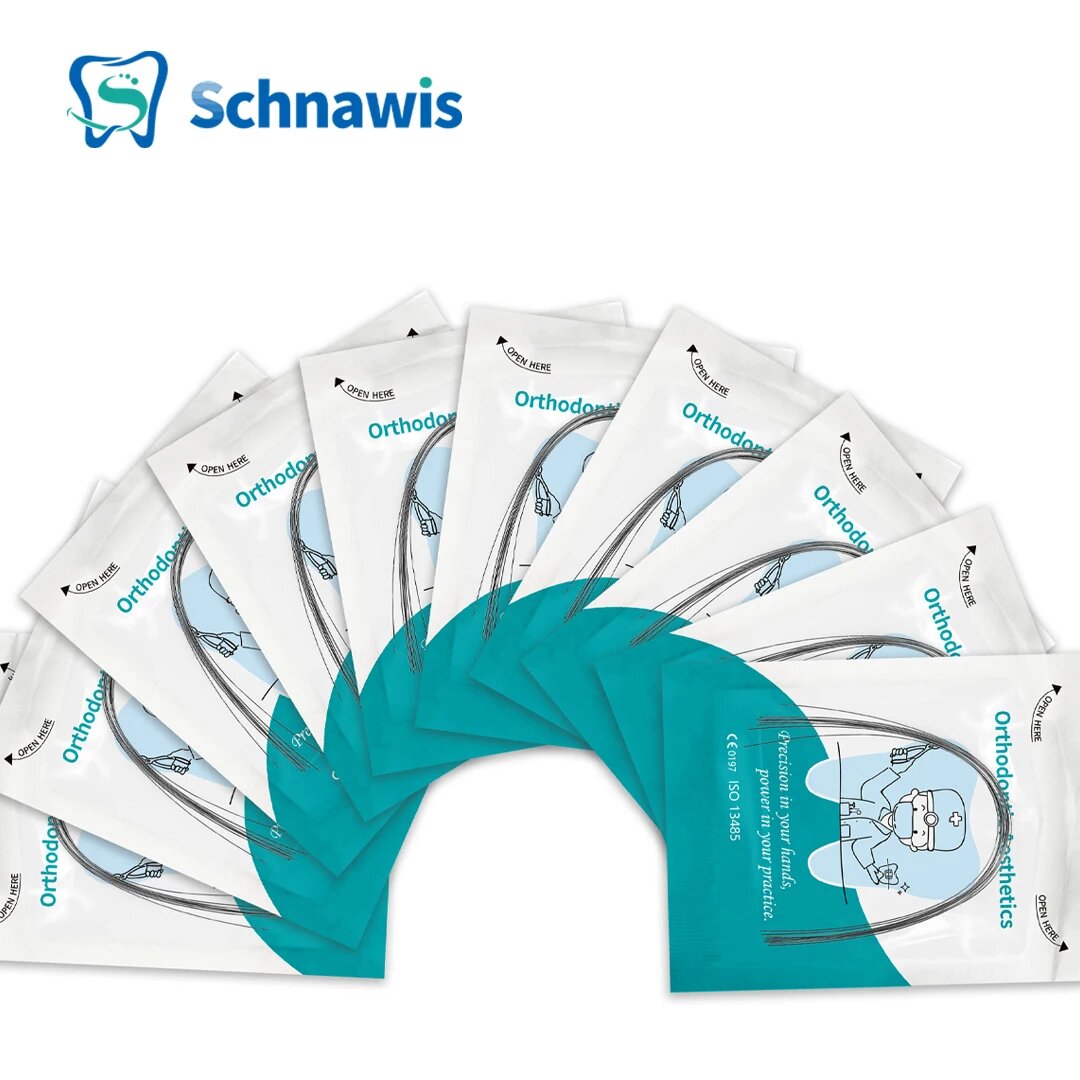 Ортодонтические дуги Niti металлические 17 25 Upper