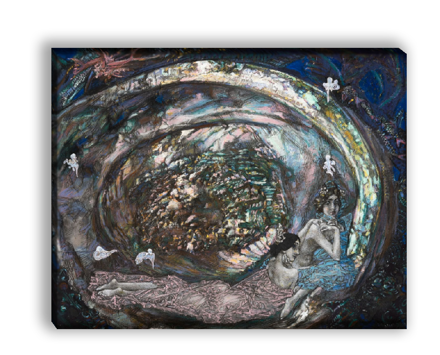 "Жемчужина", Врубель М. А, картина для интерьера (репродукция) (40х32 см / на подрамнике)