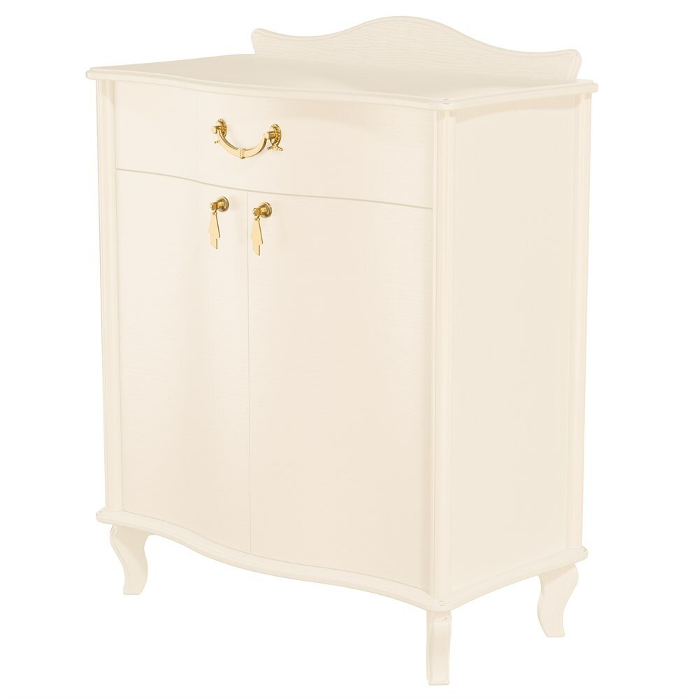 МБЛ Комод Джульетта с распашными дверцами, дуб шампань Л дуб шампань