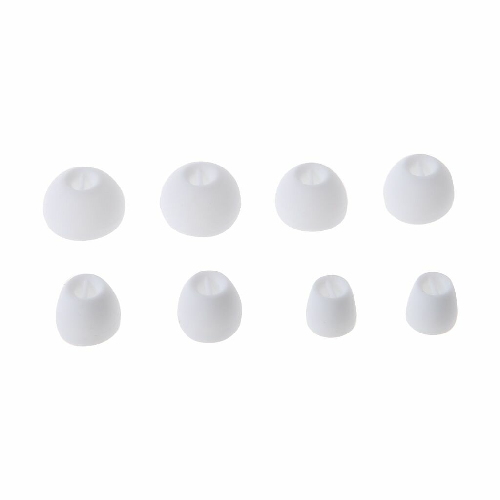 (1 комплект) Силиконовый чехол для наушников Sennheiser Wooden steamed Bun-Белый