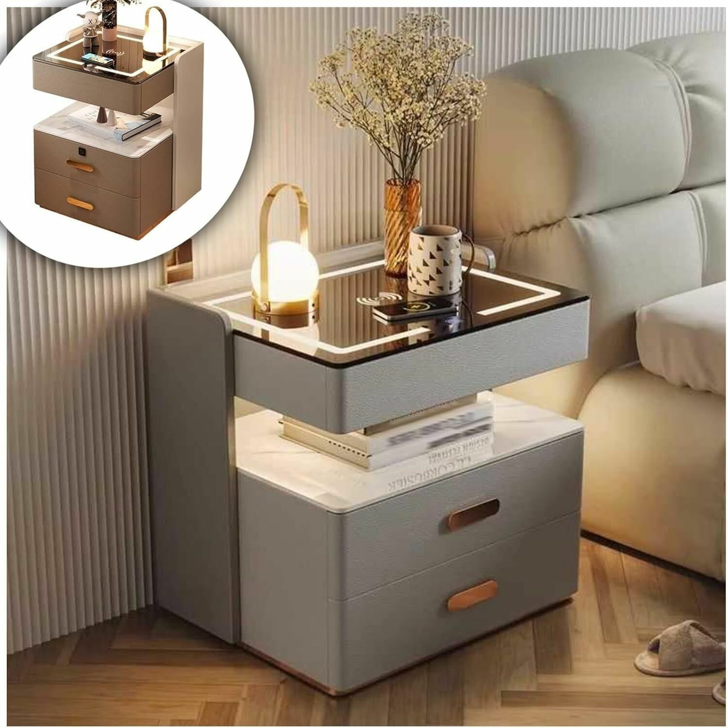 Умный прикроватный столик