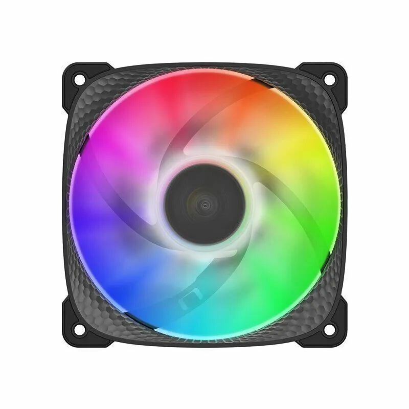 Корпусный вентилятор Geometric Future Вентилятор Squama 2505B Single Pack / 120mm, 2000 RPM, 91.3 CFM, 35.06 dBA, 5V ARGB, Black / 1F2505B112002