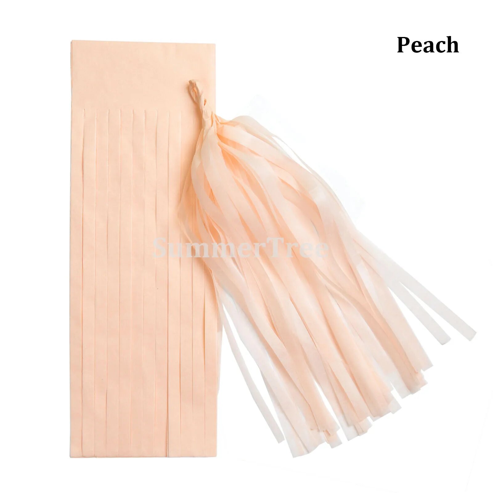 Бумажная гирлянда с кисточками Peach, 14 дюймов, 5 шт