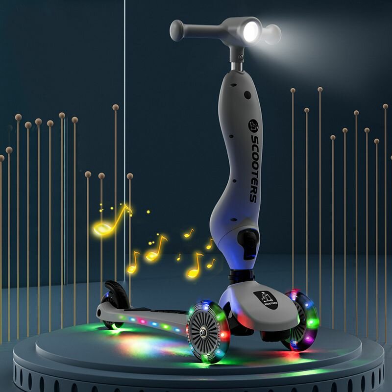 Детские трехколесные самокаты SCOOTER, Многофункциональный самокат "2 в 1"