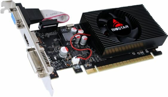 Видеокарта Biostar NVIDIA GeForce GT 730 GT730-4GB D3 LP (GF108) 4ГБ GDDR3, Low Profile, Ret
