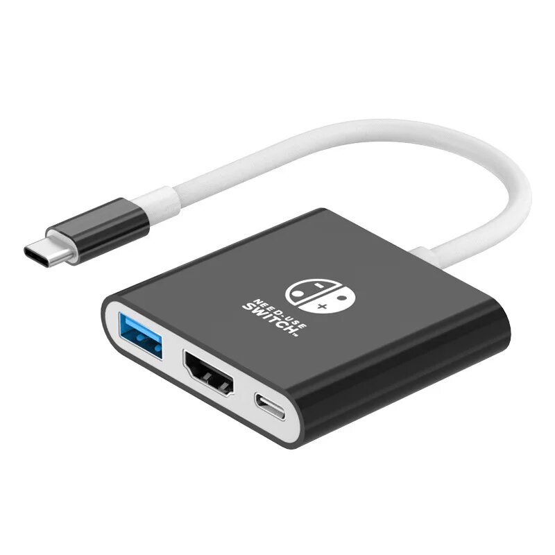 Док-станция Nintendo Switch с HDMI, USB-C, White Black