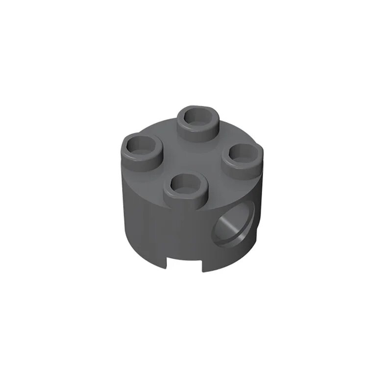 Конструктор LEGO круглый блок, серый (199-dark grey)